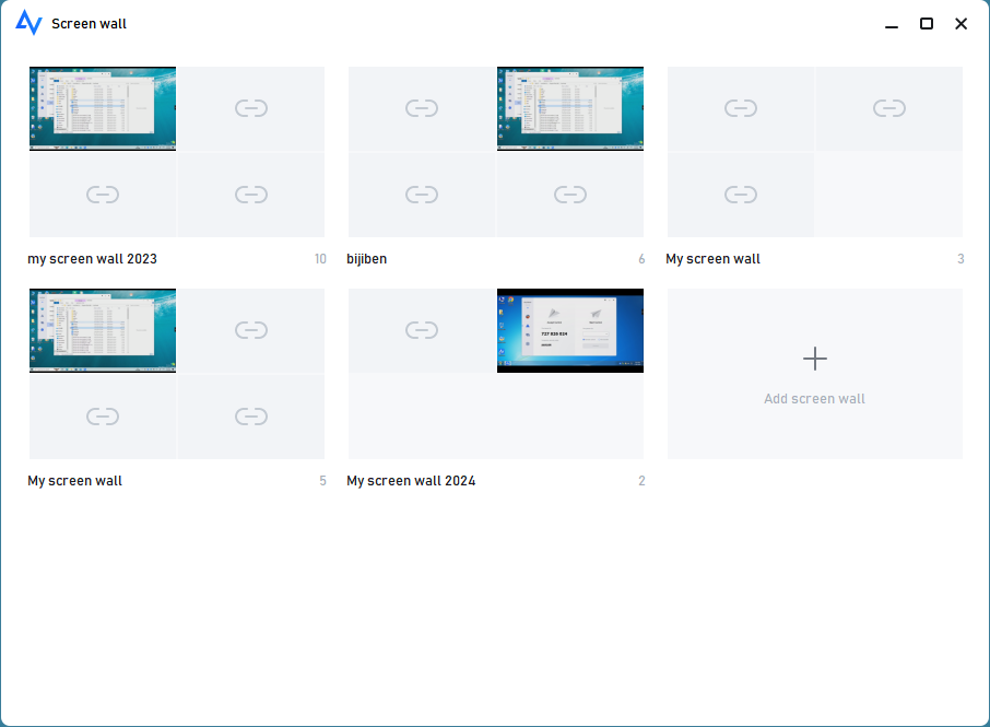 How to create screen walls to view multiple device screens simultaneously in one window